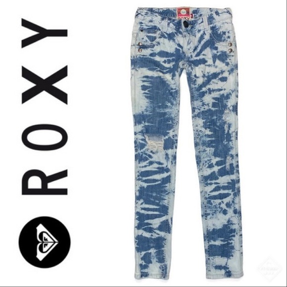 Roxy | Jeans | Roxy Womens Jeans Milky Acid Washed Sz 3 | Poshmark
